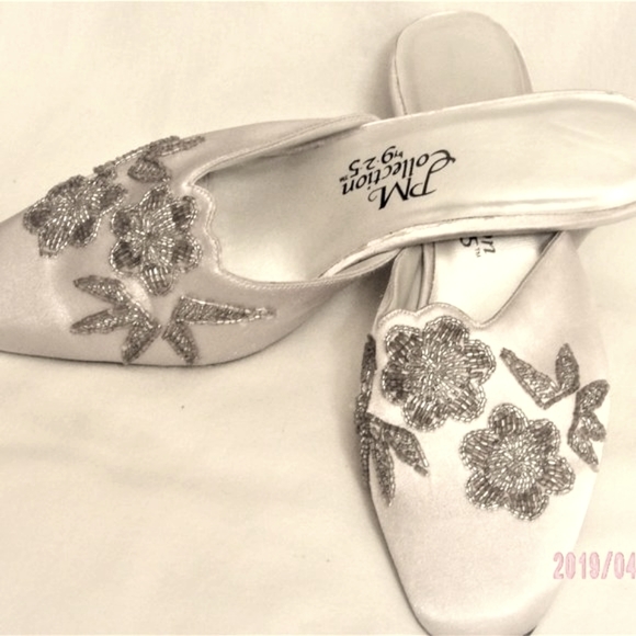 PM Collection by 9.25 | Shoes | Pm Collection Satin Shoes | Poshmark